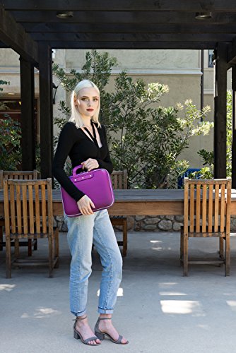 Sumac Slim Crossbody Messenger Professional Executive Business Meeting Briefcase Bag for 12 inch Surface Pro 8 Samsung Galaxy Tab S7 FE 12.4 iPad Pro 11