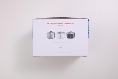 FEELNEEDY 10 Pack Pet Water Fountain Filter Replacement for 135 fl oz/4L Wilreless Cat Water Fountain (for YPD-C004S,YPD-C004P)