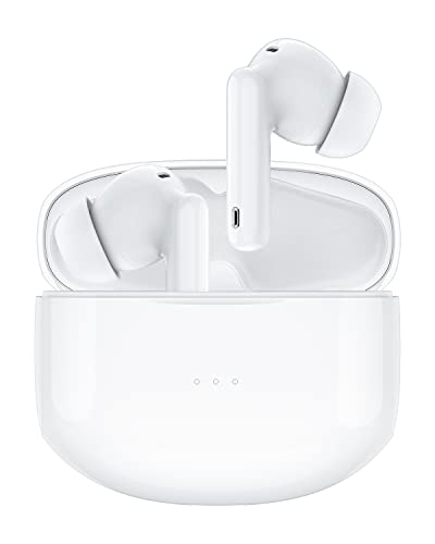 Wireless Earbuds Bluetooth Headphones with Charging Case,Noise Cancelling,Touch Control,40H Playtime with Built-in Microphone,Compatible with iPhone& Android,IPX7 Waterproof for Sport and Work (white)