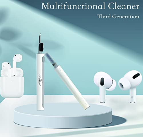 Wilbeva Cleaner Kit for Airpods Pro 1 2 3 Samsung MI Android Earbuds, Multifunctional Cleaning Pen for Bluetooth Earphones & Headphones Case Cleaning Tools with Soft Brush