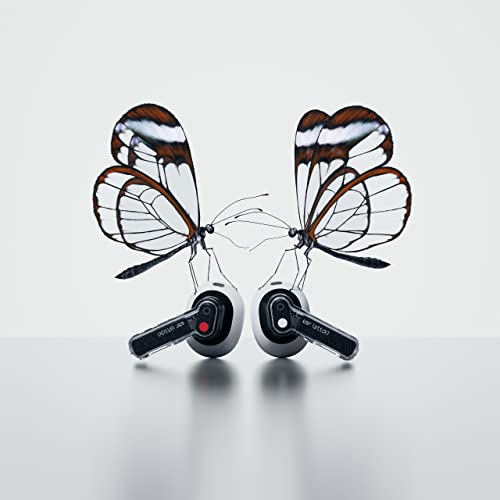 Nothing Ear Stick Wireless Earbuds, Bluetooth 5.2 in Headphones with 3 Microphone,29H Playtime IP54 Waterproof Bass Lock Earphones -Compatible iPhone &Android(with A Free Earbud Bag, White, (B157)