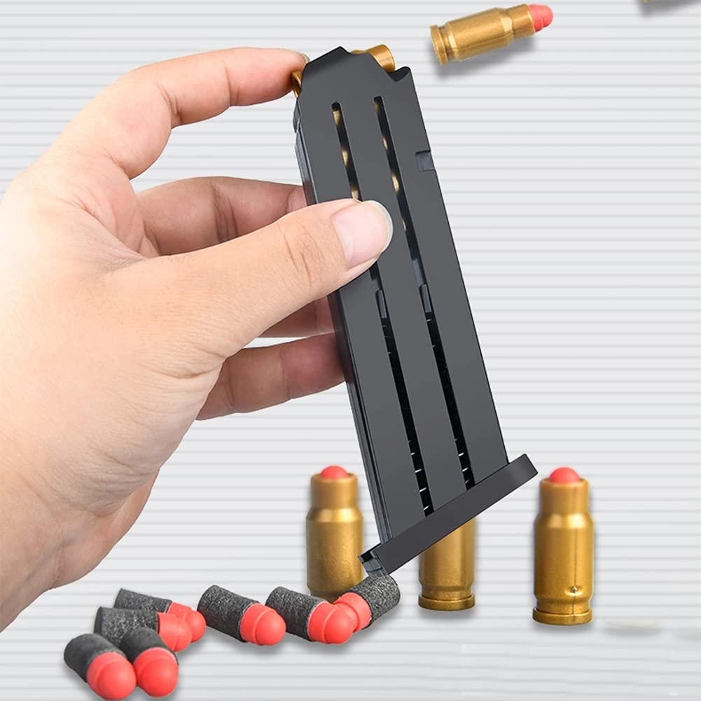 Toy Gun with Soft Bullets, Pistol,Toy Blaster Gun, 1: 1 Size , Guns for Boys,Gift Kids,Training or Play