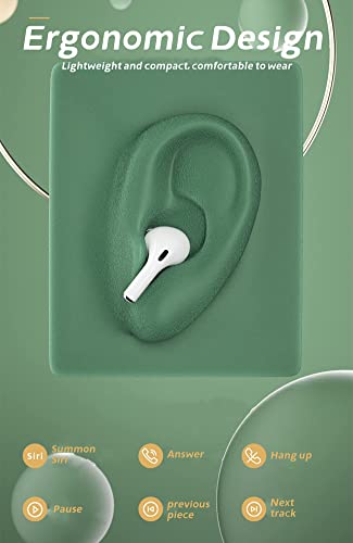 FASSME PRO Wireless EarbudsBluetooth V5.3Ear Buds 30H Playtime Stereo Sound in-Ear Bluetooth Headphones IPX7 Waterproof Touch Control Earphones with Charging Box for Sports Running,Home, Office