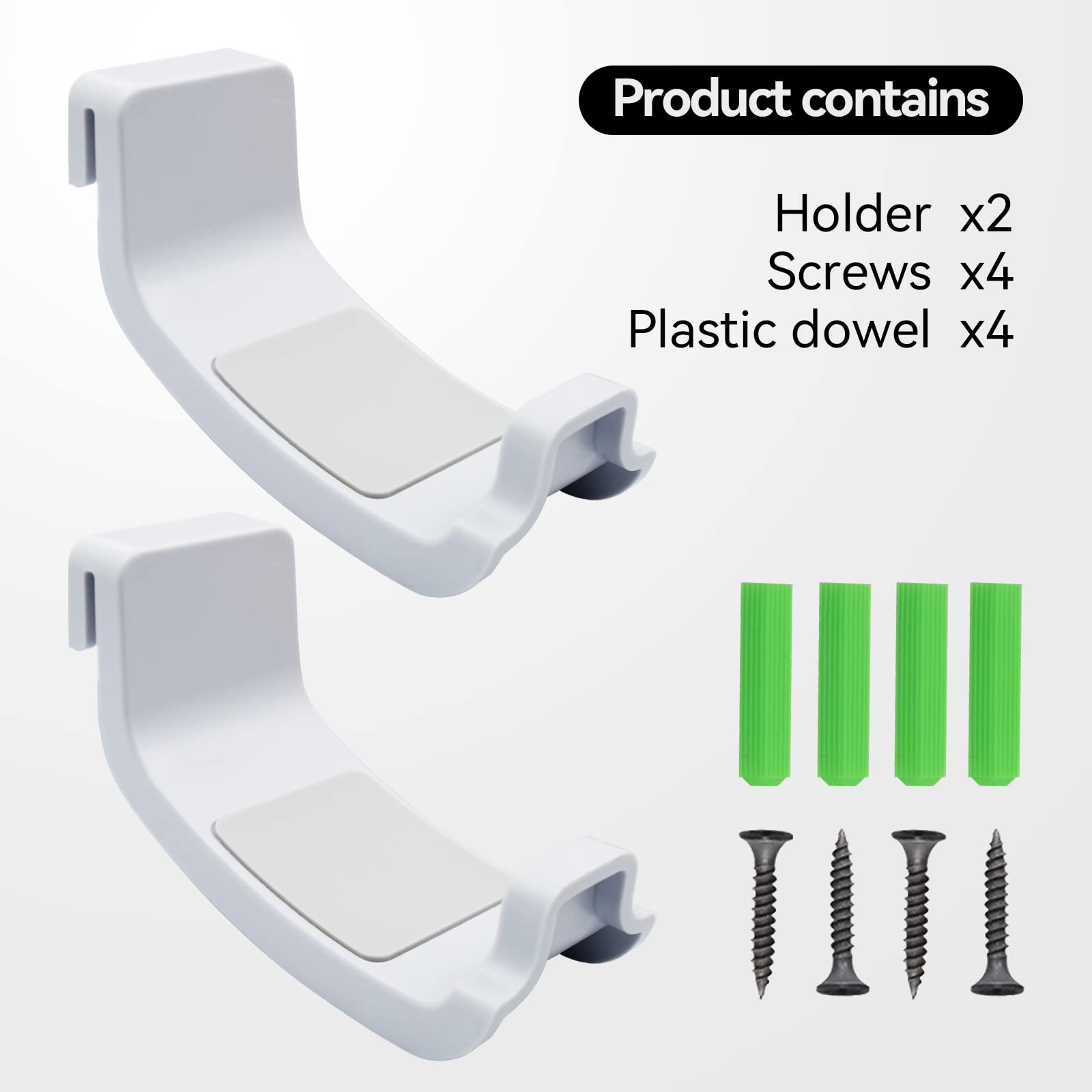 YUSPENYE 2pcs PS5 Headset Holder Accessories, 2packs PS5 Controller Stand, PS VR Holder, PS5 Headphone Holders