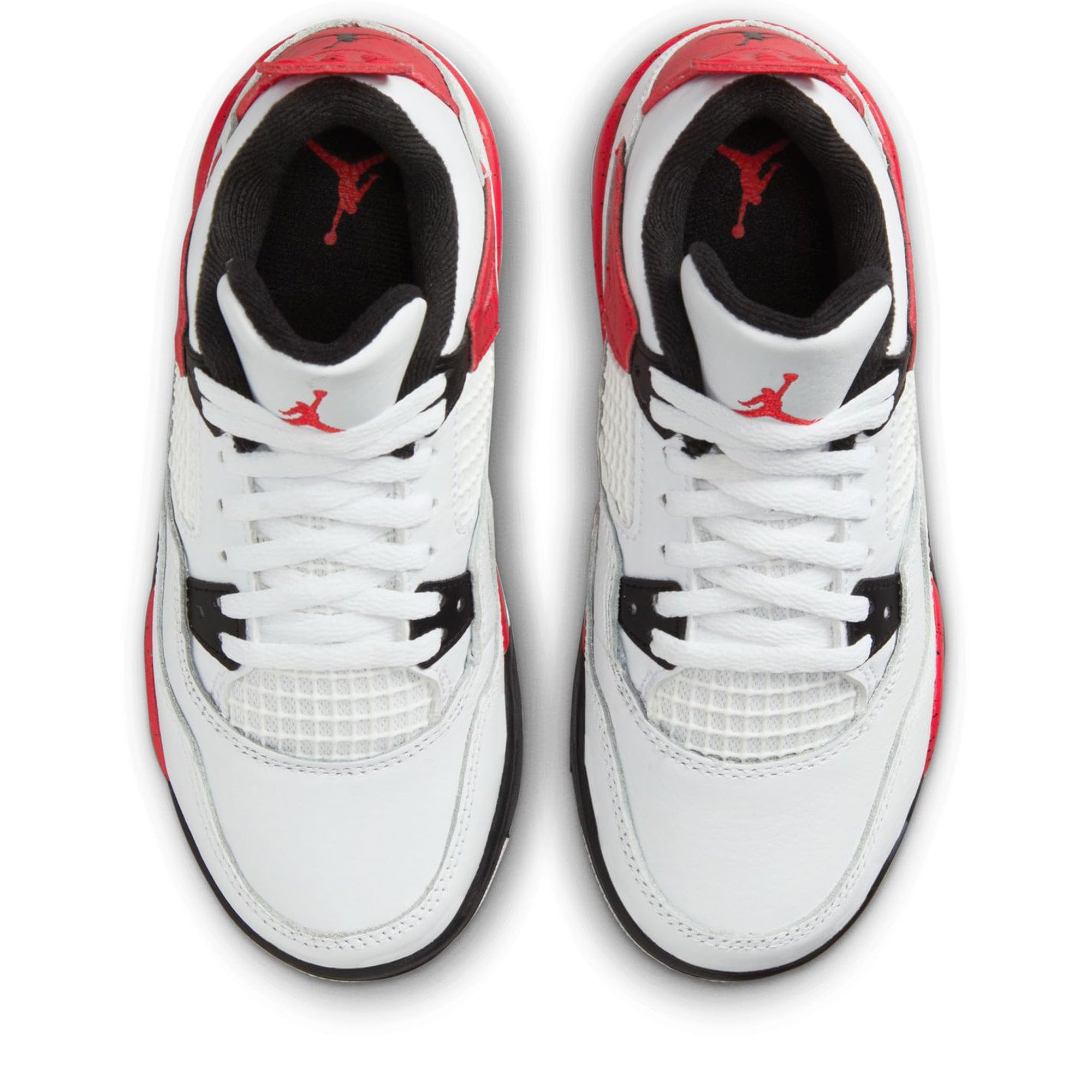 Jordan Boy's 4 Retro (Little Kid) White/Fire Red/Black/Neutral Grey 1 Little Kid M