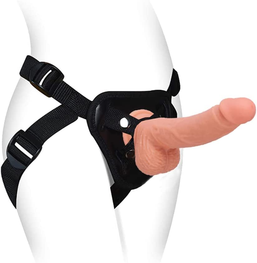 8.08 inches Hidden Packing Silicone Suction Cup Realistic Classic Dick Wand with Strong Suction Cups for Men and Women or Men's and Women's Games