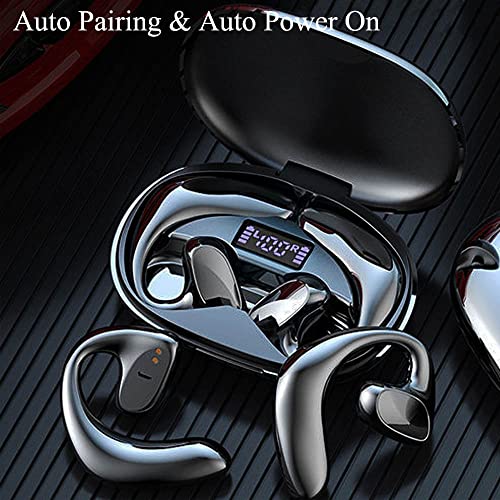 Luisport Open Ear Bluetooth Headphones Wireless Earbuds Bluetooth Headphones Wireless Headphones Bluetooth Earbuds Wireless Earphones Bluetooth Earphones (S900-Black)