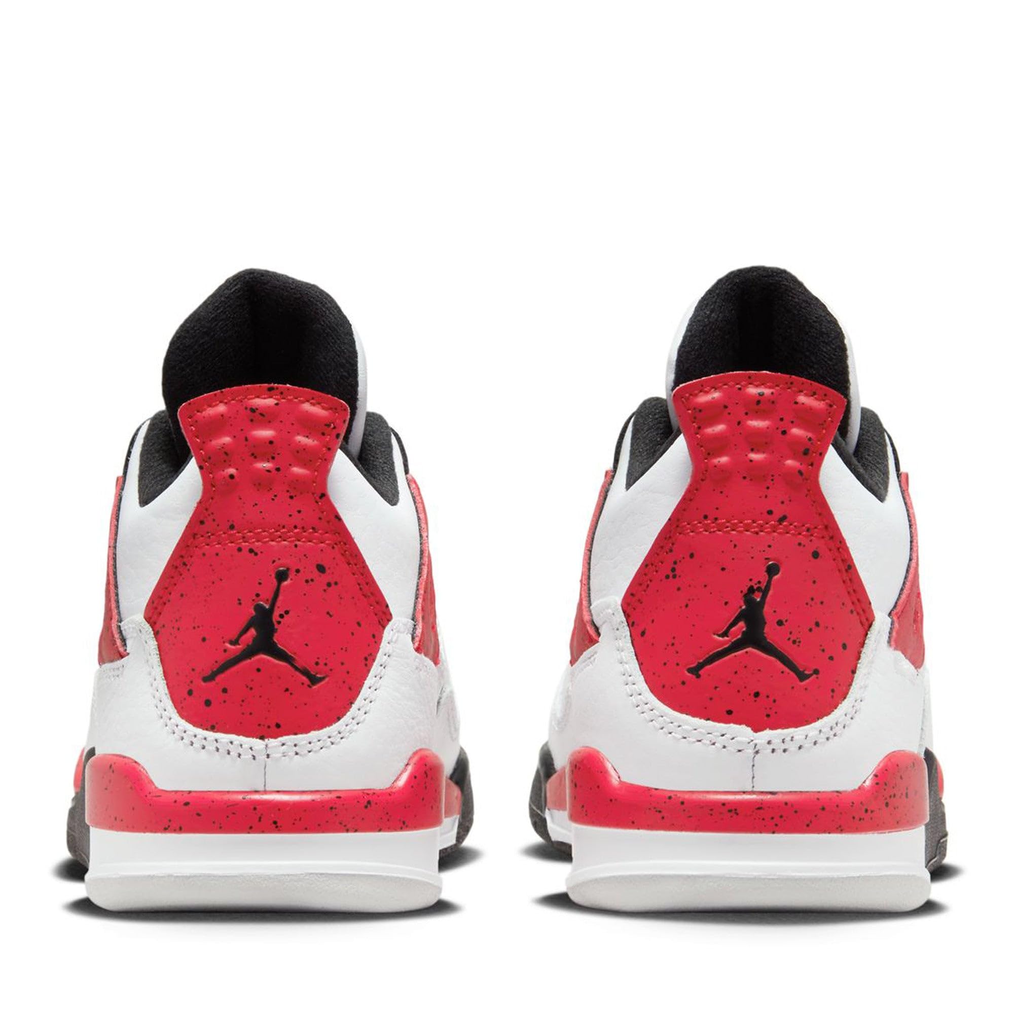 Jordan Boy's 4 Retro (Little Kid) White/Fire Red/Black/Neutral Grey 1 Little Kid M