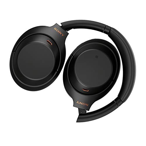 Sony WH-1000XM4 Wireless Bluetooth Noise Canceling Over-Ear Headphones (Black) with in-Ear Wireless Headphones Bundle - Portable, Long-Lasting Battery, Quick Charge, (2 Items)