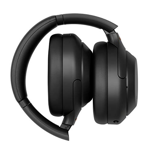 Sony WH-1000XM4 Wireless Bluetooth Noise Canceling Over-Ear Headphones (Black) with in-Ear Wireless Headphones Bundle - Portable, Long-Lasting Battery, Quick Charge, (2 Items)