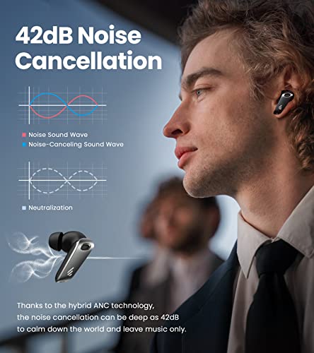 Edifier NeoBuds Pro Hi-Res Bluetooth Earbuds - Hybrid Active Noise Cancelling Earbuds with LDAC & LHDC - Wireless Earbuds - 6 Mics for Call - 24H Playtime App
