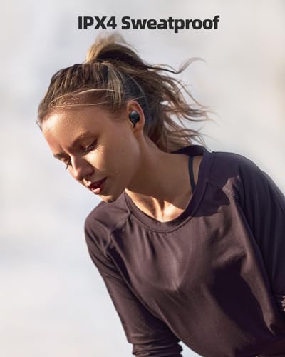 Skysay Wireless Earbuds ENC Noise Cancellation Bluetooth 5.3 Headphones Stereo Ear Buds with Digital Power Display, 100 Hrs Standby Time (Indigo)