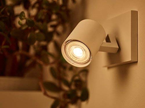 Philips LED Flicker-Free GU10 Bulb, 380 Lumen, Bright White Light (3000K), 4W=50W, Title 20 Certified, 3-Pack