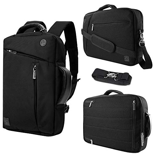 Convertible Laptop and Tablet Shoulder Bag 12 12.9 Inch for iPad Pro 13, iPad Air 13, iPad Pro 12.9 Galaxy Tab S9+/S8+/S7+, Surface Pro 11 10 9 8 X 7
