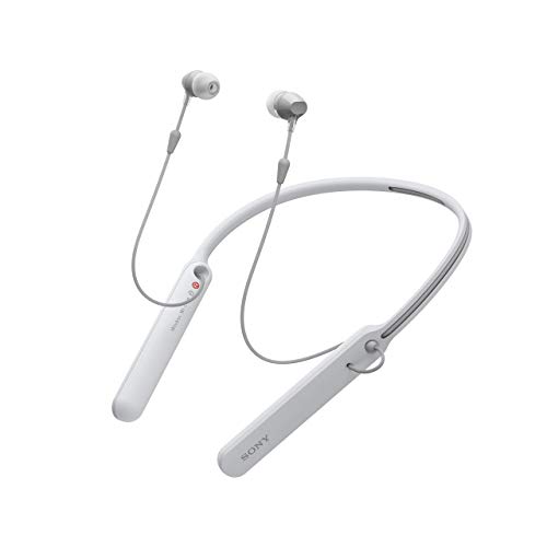 Sony - C400 Wireless Behind-Neck in Ear Headphone White (WIC400/W)