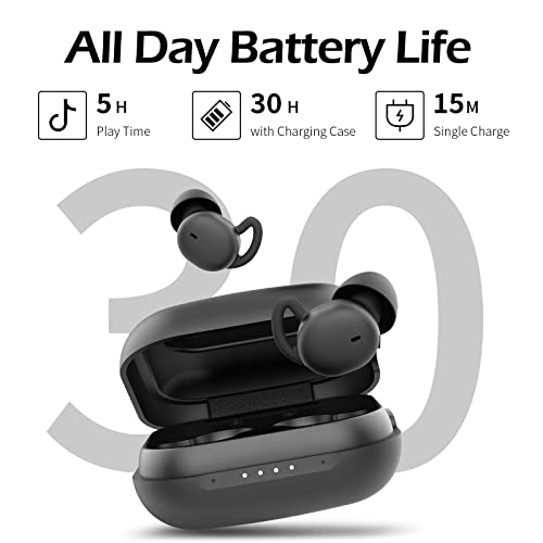 Bluetooth Sleep Headphones Mini True Wireless Noise Reduction Sleeping Earbuds,Comfortable Invisible Earphones Sleep Headsets for Side Sleeper, Workout