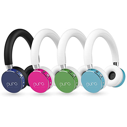 Puro Sound Labs BT2200s Volume Limited Kids’ Bluetooth Headphones – Safer Headphones for Kids – Studio-Grade Audio Quality & Noise Isolation- Sapphire Blue