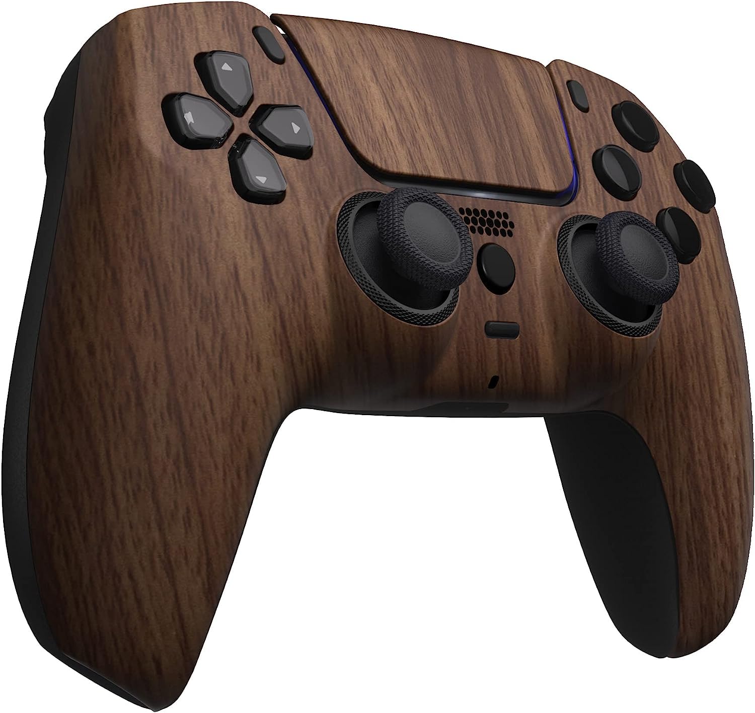 Custom Controllerzz Wireless Controller Compatible with PS5 - Multiple Designs Available (PS5 Wood)