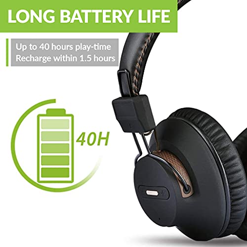 Avantree HT5009 40Hrs Wireless Bluetooth Headphones for TV Watching with Transmitter (Digital Optical RCA AUX), Pass-Through Support, 164ft Long Range, Enhanced Volume for Seniors, No Audio Delay