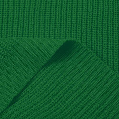 DUOWEI Pullover Sweaters for Men Casual Women's Autumn and Winter Solid Color V Neck Knitted Long Sleeved Sweater Sweater Shirt