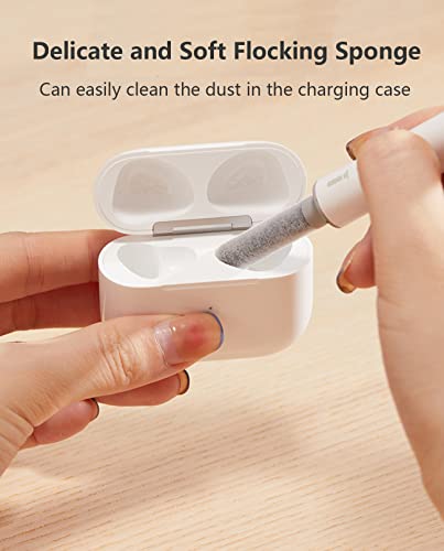 Airpod Cleaner Kit，Earbud Cleaning Kit for Airpods Pro 1 2 3, Xsusmdom Cleaning Pen for Wireless Earbuds, 3 in 1 Multi-Purpose case Cleaning Tool