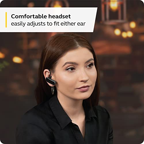 Jabra Talk 25 SE Mono Bluetooth Headset β Wireless Single Ear Headset with Built-in Microphone, Media Streaming, up to 9 Hours Talk Time, Black