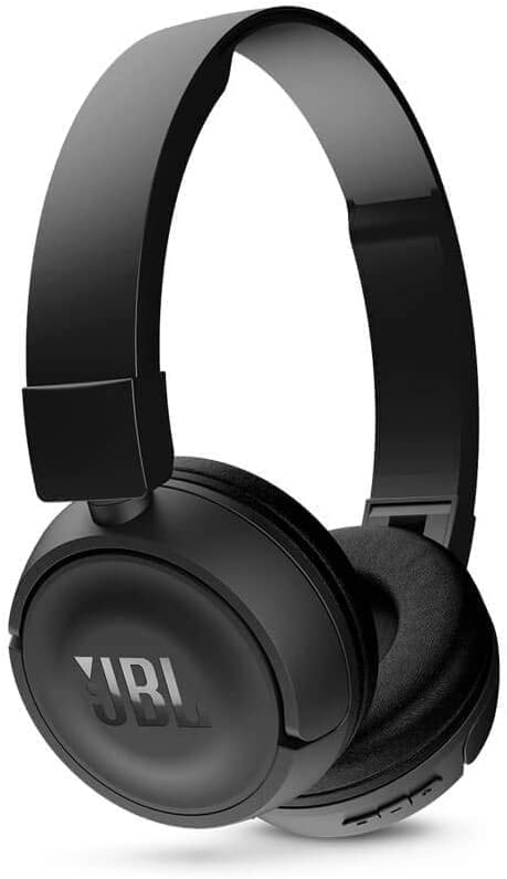 JBL T450BT Wireless On-Ear Headphones with Built-in Remote and Microphone - Black