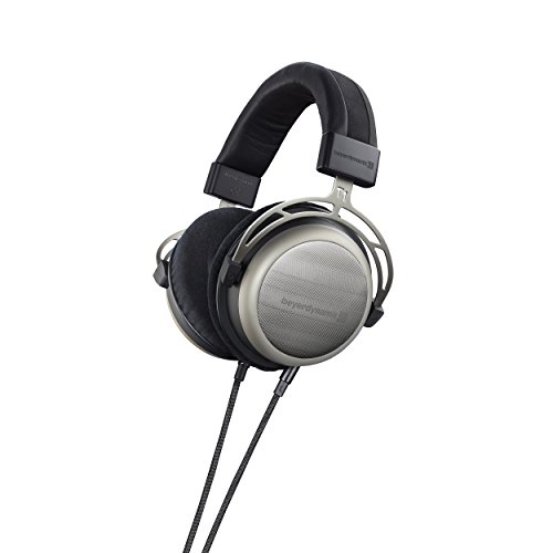 beyerdynamic T1 2nd Generation Audiophile Stereo Headphones with Dynamic Semi-Open Design (Silver)