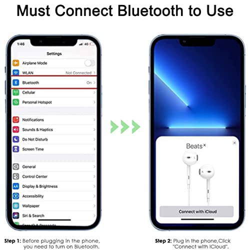 Apple Earbuds Wired iPhone Headphones, Earphones with Lightning Noise Isolating [Apple MFi Certified] Built-in Microphone & Volume Control Compatible with iPhone 14/13/12/11/XR/XS/X/7/7 Plus/8/8Plus
