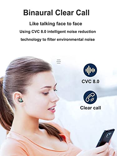 Wireless Earphones Sport Running Headsets TWS (True Wireless Stereo) f9 Earbuds Bluetooth Headphone for iPhone, Samsung,LG and Other Mobile Phones, Tablets,TV's, Smart Bluetooth Devices