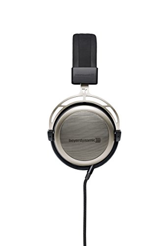 beyerdynamic T1 2nd Generation Audiophile Stereo Headphones with Dynamic Semi-Open Design (Silver)