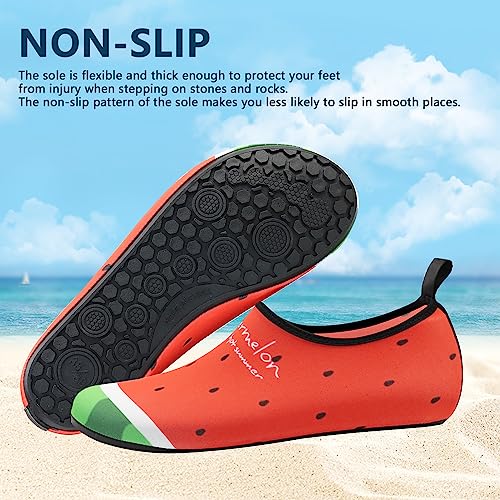 Womens Mens Water Shoes Quick-Dry Barefoot Aqua Beach Socks Non Slip Sports Swim Yoga Surf Pool Exercise Camping Must Haves Essentials