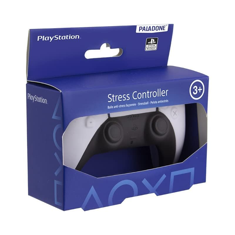 Paladone PlayStation Controller Stress Ball | Finger Exercise & Stress Relief Toy | Gift for Gamers for Home or Office