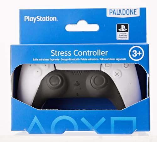 Paladone PlayStation Controller Stress Ball | Finger Exercise & Stress Relief Toy | Gift for Gamers for Home or Office