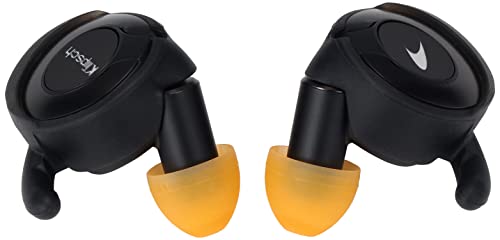 Klipsch T5 II True Wireless Sport Earphones McLaren Edition with Dust/Waterproof Case & Earbuds, Best Fitting Ear Tips, Ear Wings, 32 Hours of Battery Life, & Wireless Charging Case