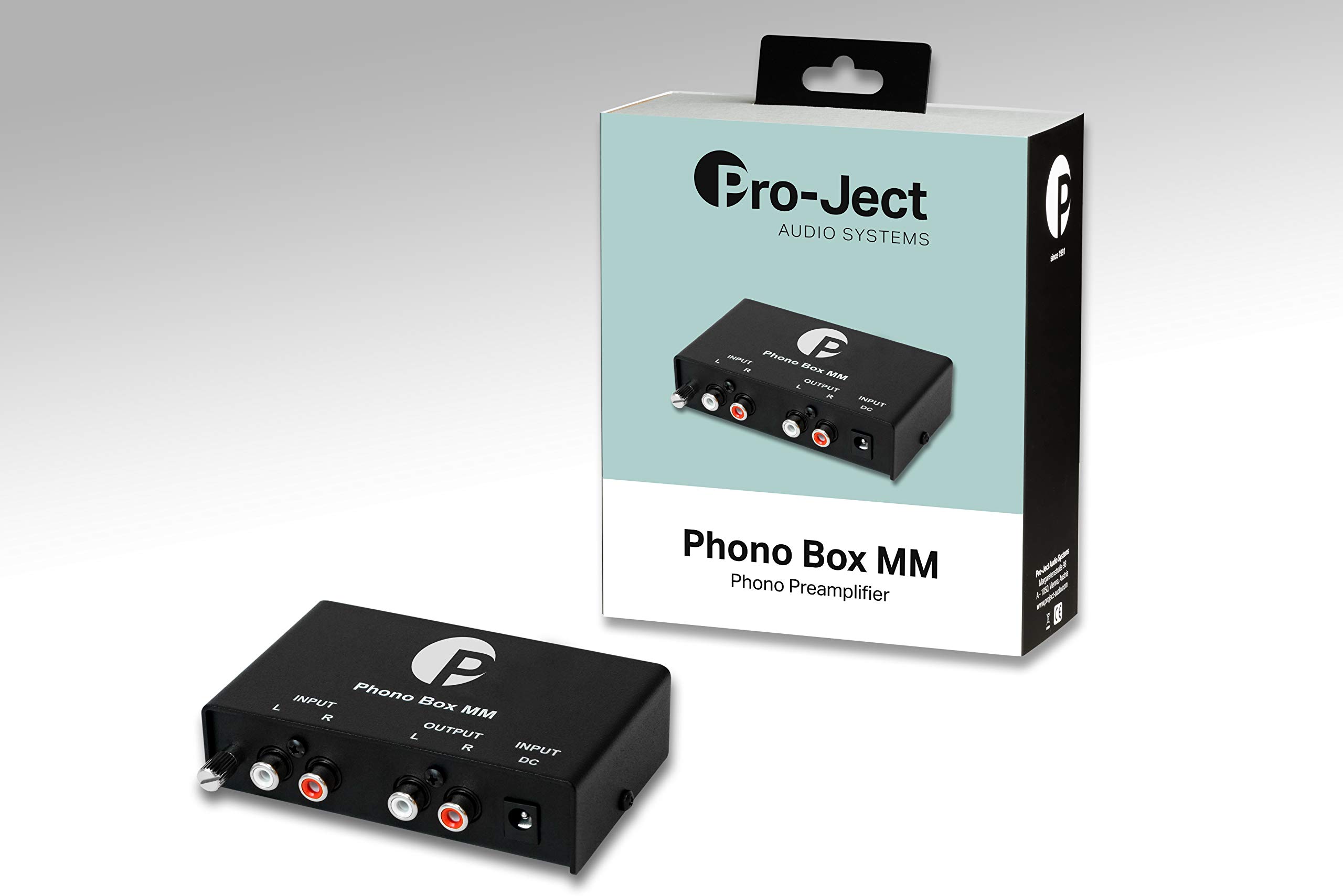 Pro-Ject Phono Box MM DC Phonograph Preamplifier,Black
