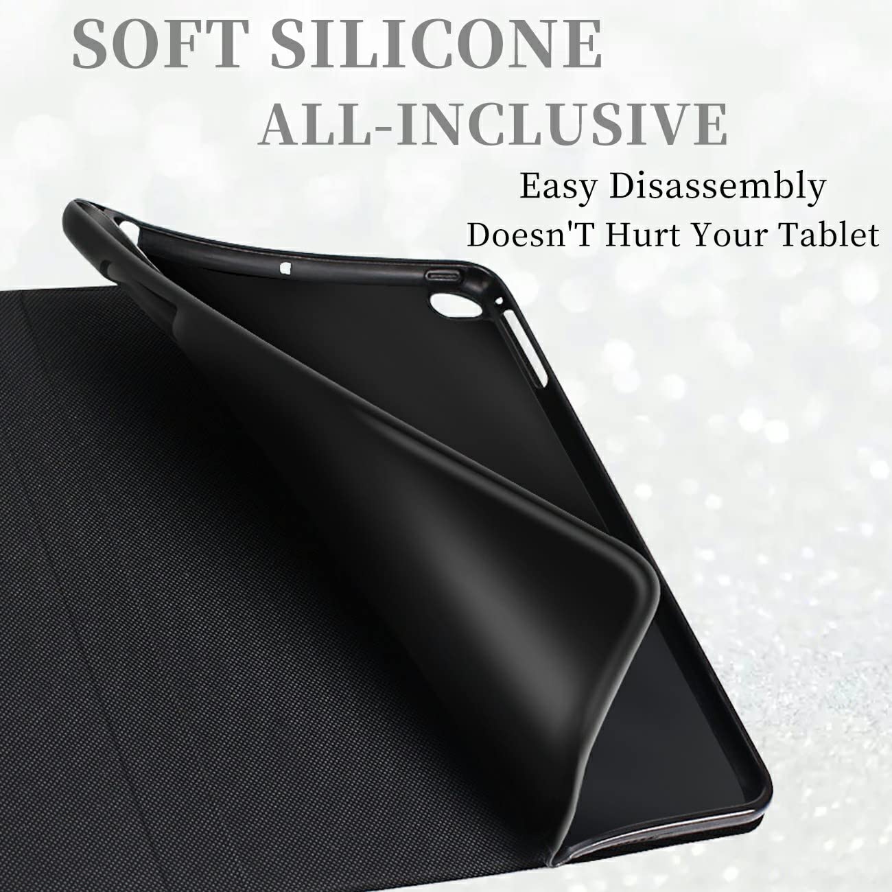 Case for Samsung Galaxy Tab S8 11 inch 2022 /Tab S7 2020, Slim PU Leather Multi-Angle Smart Folio Stand Cover with Auto Wake Sleep, Cherry Blossom Dragon