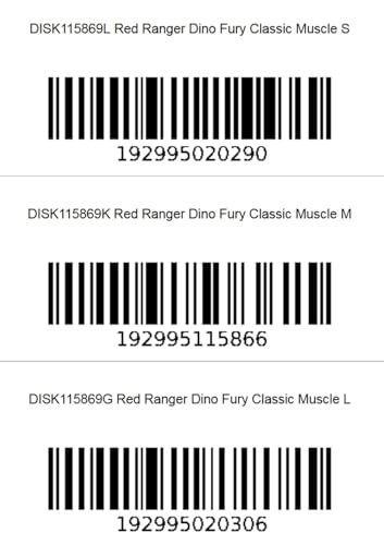 Red Ranger Muscle Costume for Kids, Official Power Rangers Dino Fury Outfit with Mask, Child Size Small (4-6)