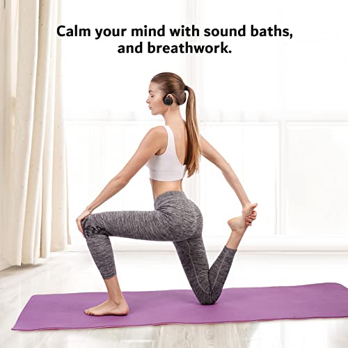 Cabor Over Ear Wireless Headphones Behind The Head β Soft Wrap Around Headphones with Microphone, 20-Hour Battery Life, Foldable for Workout, Office, Walking, and Running, Black