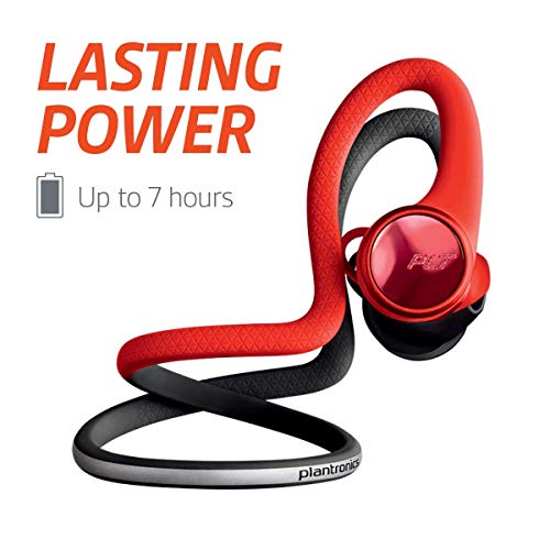 Plantronics BackBeat FIT 2100 Wireless Headphones, Sweatproof and Waterproof In Ear Workout Headphones, Grey - 212201-99 (Renewed)