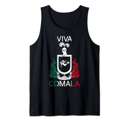 Comala Colima Estado De Mexico Escudo Eagle Aguila Tank Top
