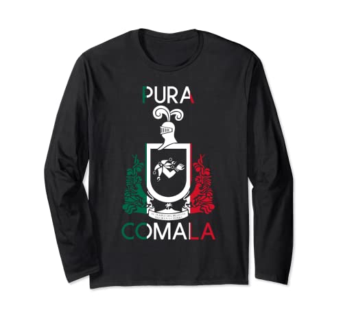 Comala Colima Estado De Mexico Escudo Eagle Aguila Long Sleeve T-Shirt