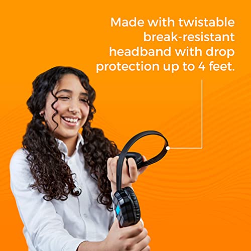 Gumdrop DropTech B1 Over-Ear Headphone. Designed for K-12 Students, Teachers and Classrooms β Drop Tested, Rugged and Reliable for an Enhanced Educational Learning Experience. Color β Black