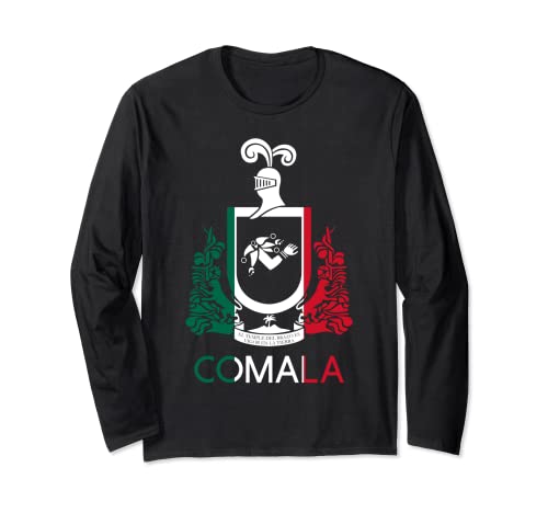 Comala Colima Estado De Mexico Escudo Eagle Aguila Long Sleeve T-Shirt