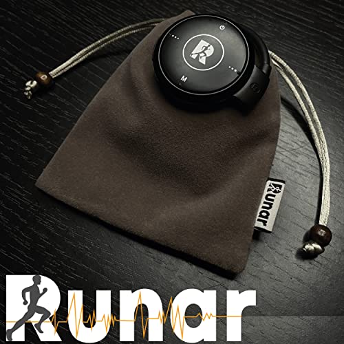 Running Headphones Designed by Runners - Wireless Bluetooth V5.0 Neckband Earphones for Sport Exercise Jogging Gym Workout Marathon Headphones for Running