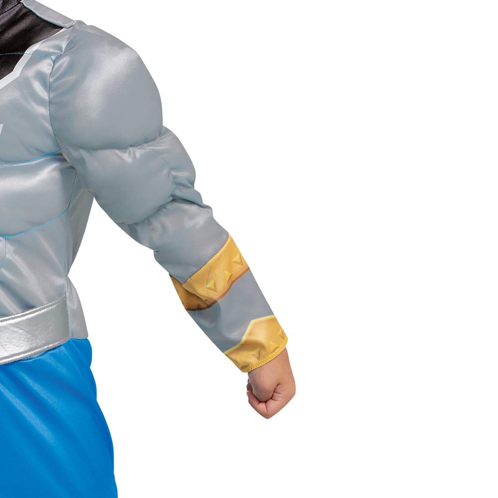 Disguise Blue Power Ranger Costume for Toddlers, Official Power Rangers Dino Fury Outfit with Mask Multicolored, Medium (3T-4T)