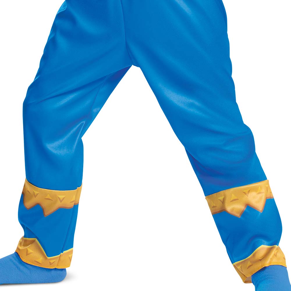 Disguise Blue Power Ranger Costume for Toddlers, Official Power Rangers Dino Fury Outfit with Mask Multicolored, Medium (3T-4T)