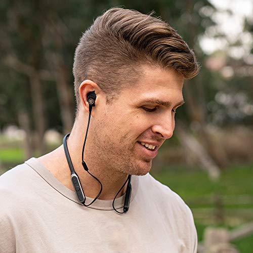 JLab Epic ANC Earbuds | Active Noise Canceling | Be Aware Audio | Bluetooth 5 | 25+ Hour Battery Life | IP54 Sweat Resistant | Universal Music Control | Bluetooth Headphones | Black