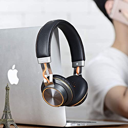 Betron Wireless Bluetooth Headphones with Microphone and Volume Control On-Ear Cordless Stereo HD Sound Built-in Mic Wired Mode for Cellphones Tablets Mp3 Players
