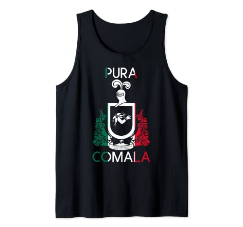 Comala Colima Estado De Mexico Escudo Eagle Aguila Tank Top